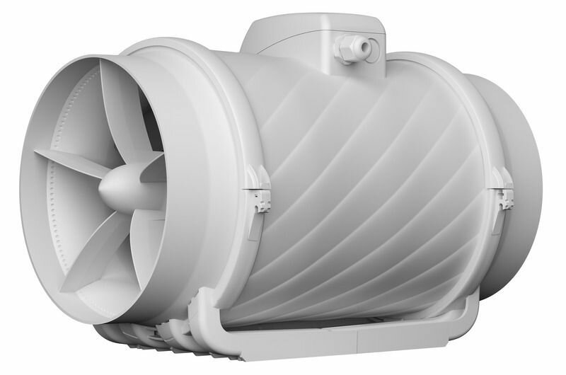 Вентилятор осевой канальный TYPHOON 200 2SP д 200 мм