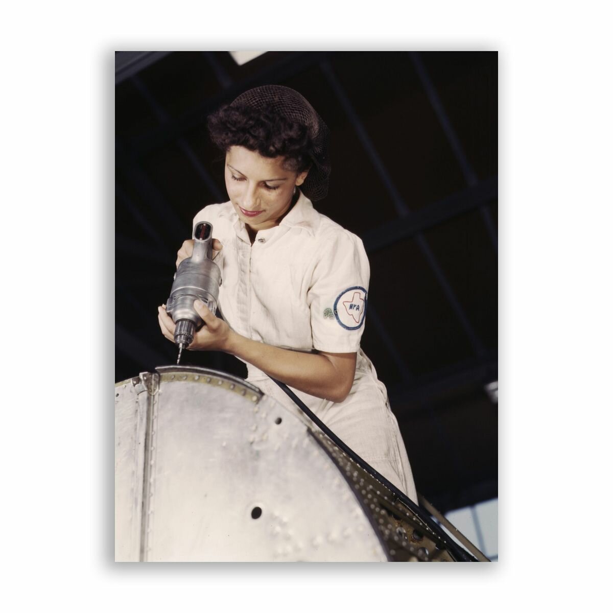 Постер, плакат на бумаге / Ретро фотографии американских рабочих. 1940 год / Размер 30 x 40 см