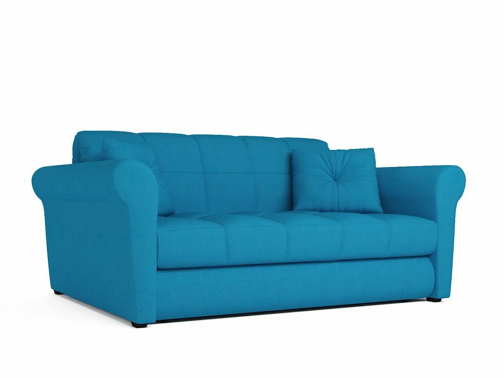 Meblevka Диван аккордеон Гранд 155x200 рогожка синий