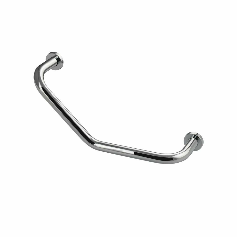 Поручень для ванны изогнутый, ручка для ванной, хромированный, Potato