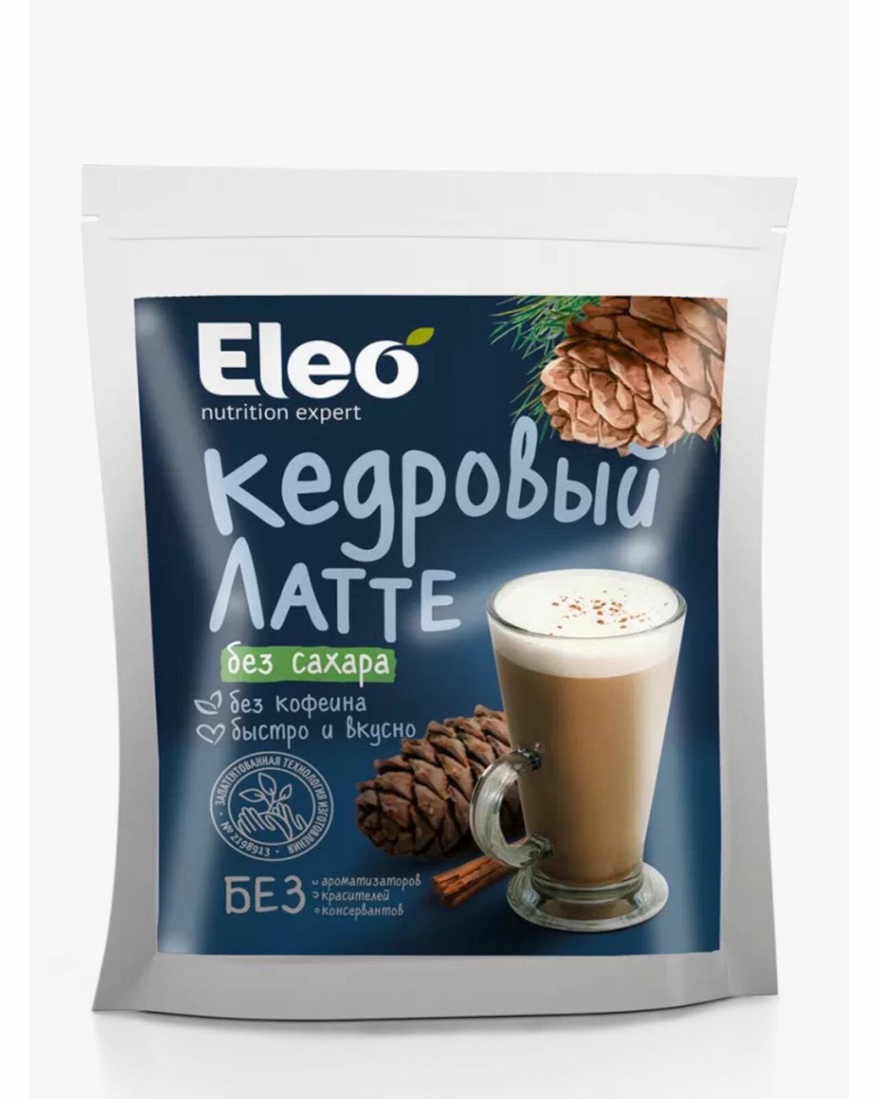 Латте кедровый без сахара Eleo 150 гр.