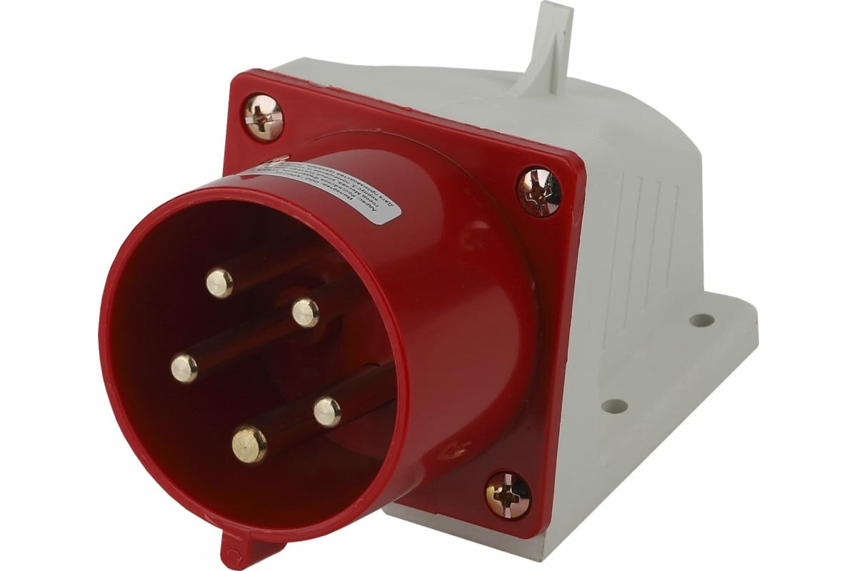 ЭРА Вилка стационарная 525 3Р+РЕ+N 32А 380В IP44 Б0032860