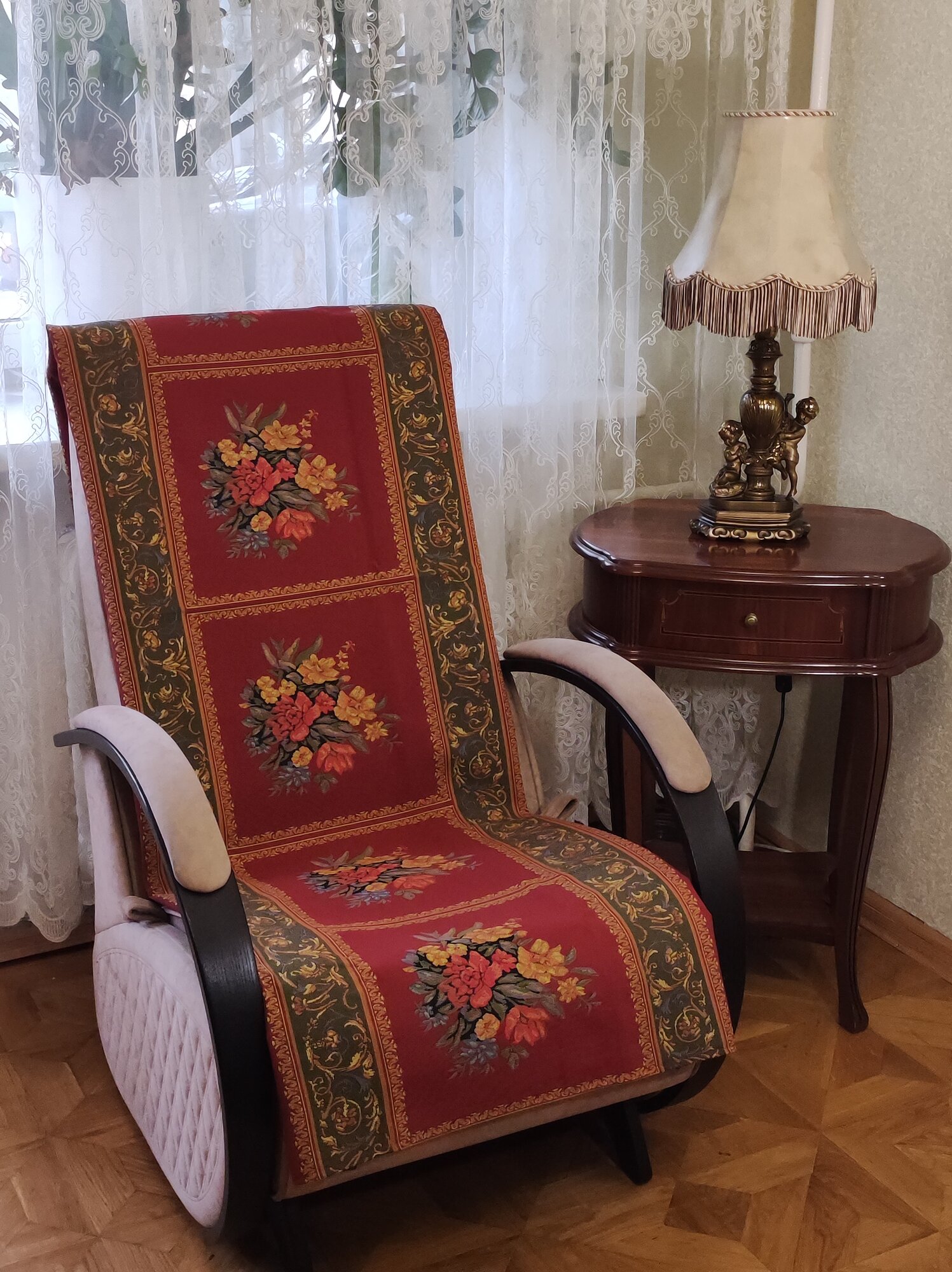 Дивандек - Накидка на кресло "Лето красное" 200 х 75 см + Подарок