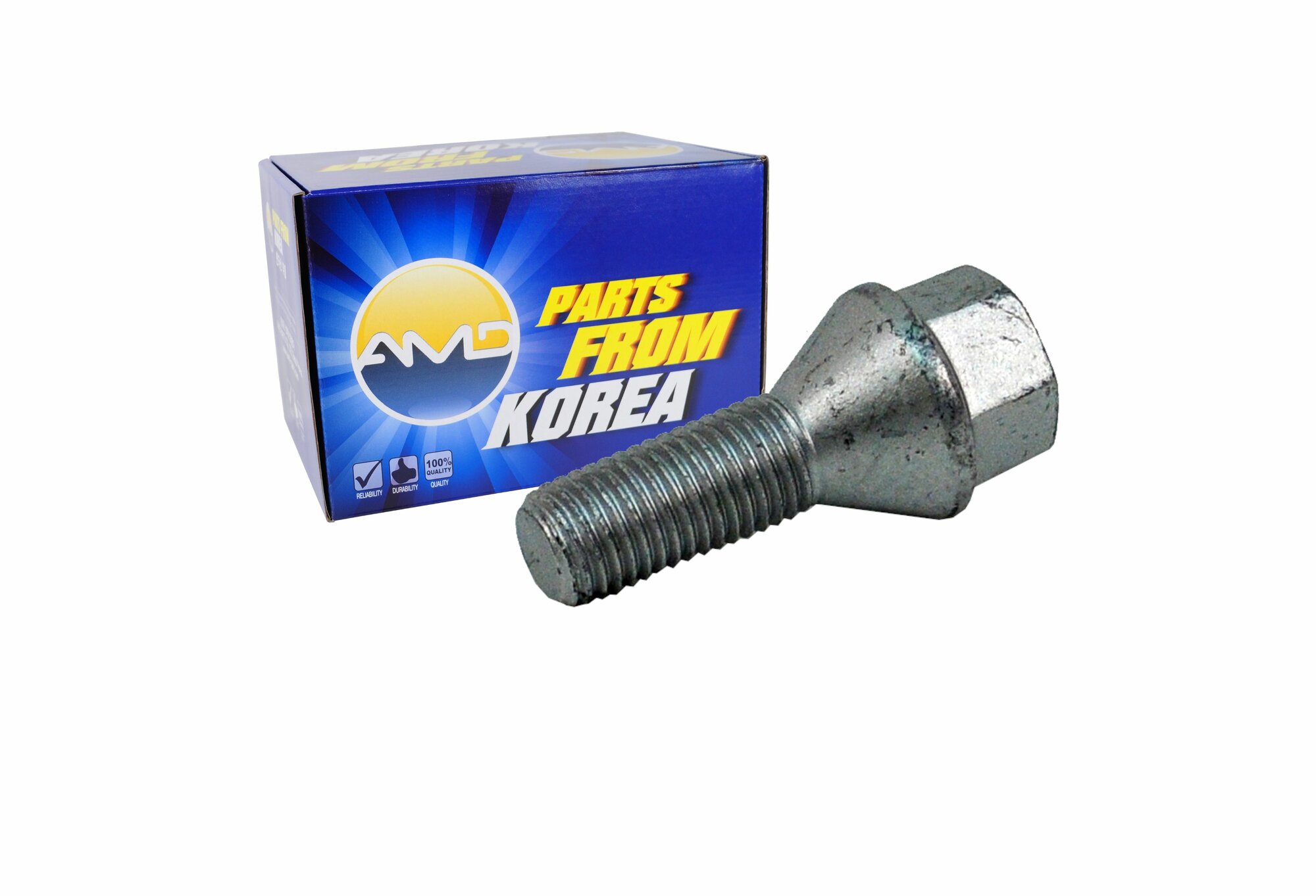 Болт колесный 402222121R AMD. HDKR14 (диск сталь) для RENAULT (Logan LS) (Sandero BS0) (Duster HSA M)