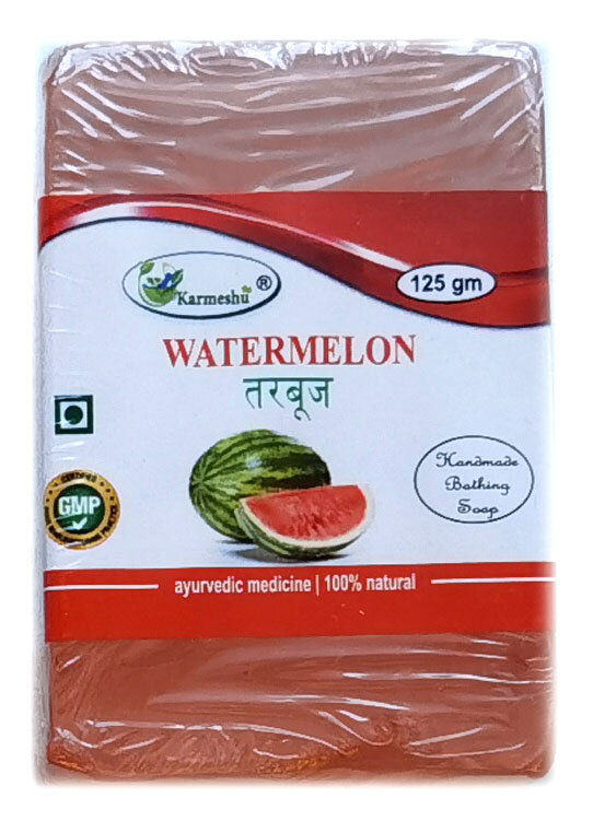 WATERMELON Handmade Bathing Soap, Karmeshu (арбуз мыло ручной работы, Кармешу), 125 г.