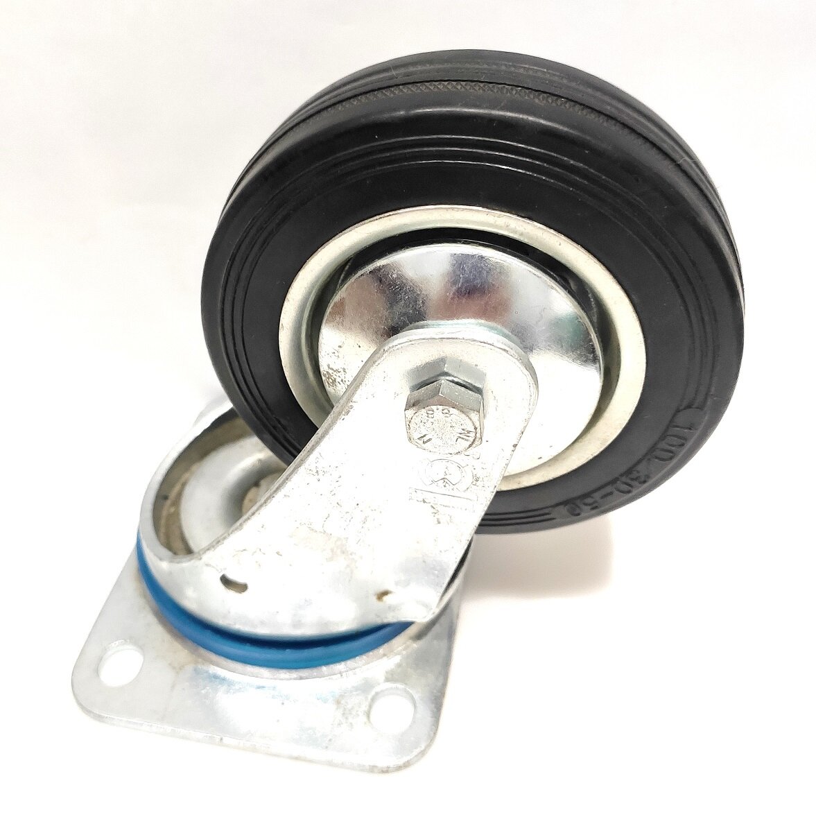 Колесо с вращающейся опорой и пластиной крепления (100 мм; 80 кг) Torwegge 3271321