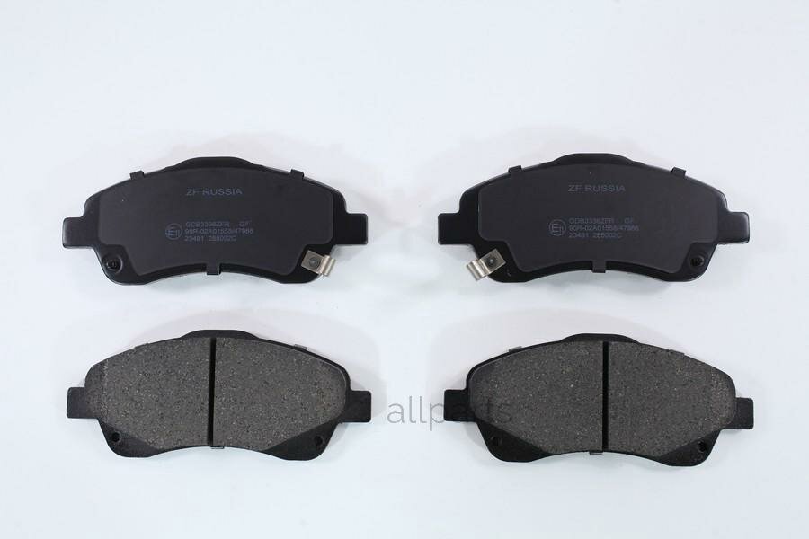 ZF RUSSIA GDB3336 ZFR Колодки передние для TOYOTA AVENSIS ZF Russia GDB3336 ZFR