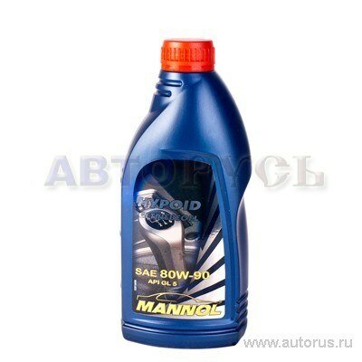 Масло трансмиссионное mannol gypoid gl-4/5 80w-90 минеральное 1 л 1308