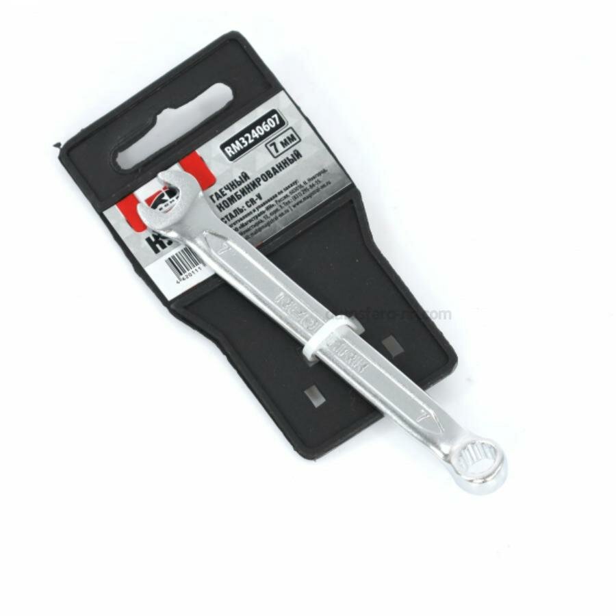 RED MARK RM3240607 Ключ гаечный комбинированный 7х7 мм (холодный штамп) CR-V "RedMark"