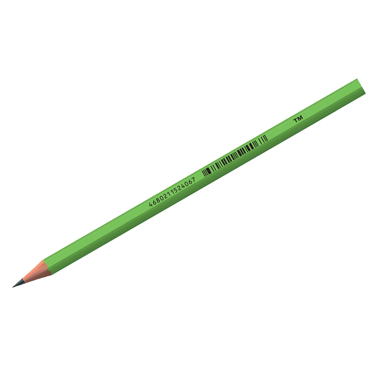 Чернографитный карандаш Красин "Эволюция", ТМ, HB, заточенный, пластиковый