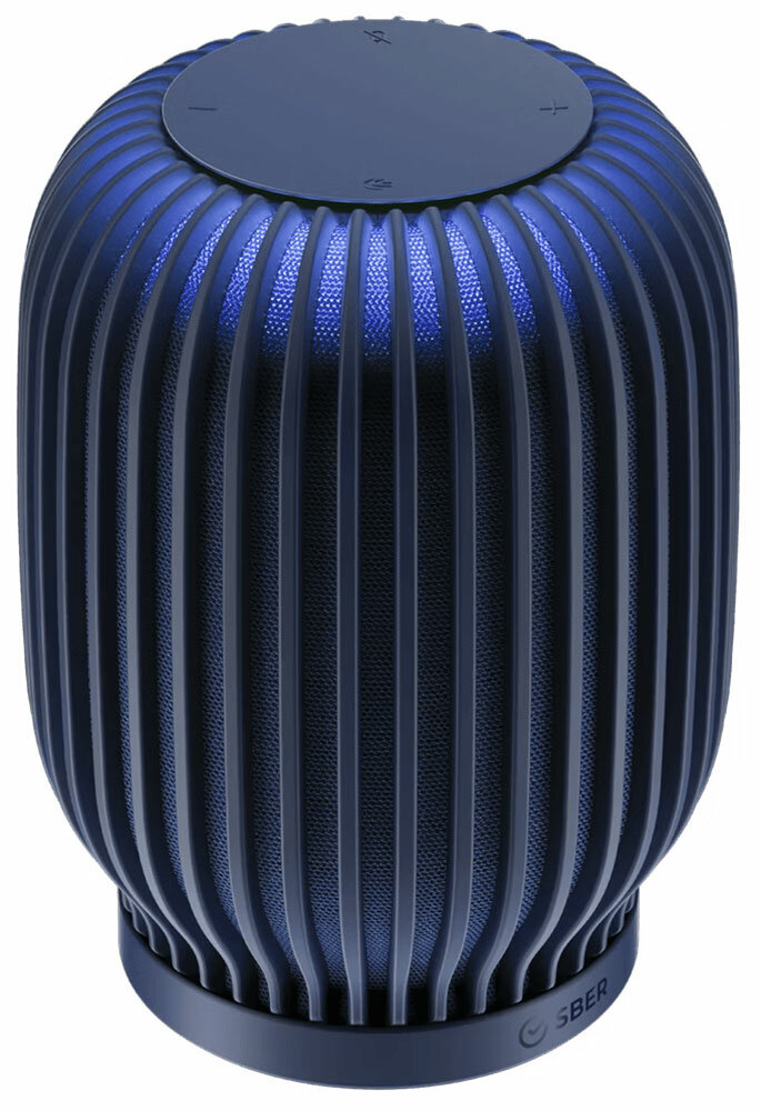 Умная колонка Sber SberBoom с семейством ассистентов "Салют", 40 Вт, галактический синий (SBDV-00090b)