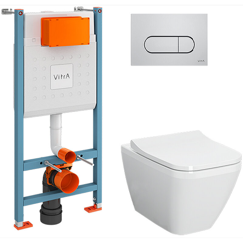 Инсталляция с унитазом Vitra Integra Square 9856B003-7207