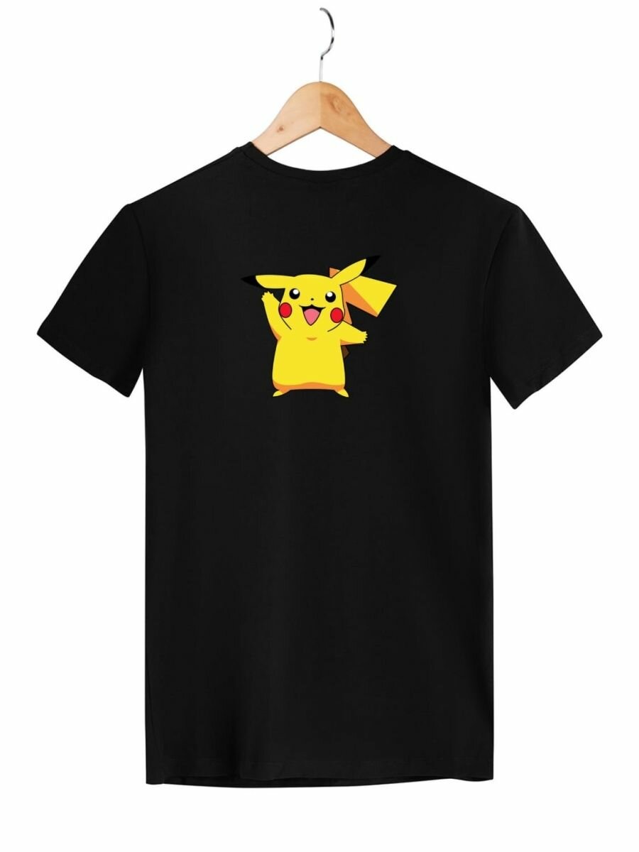Футболка аниме anime pikachu пикачу покемоны