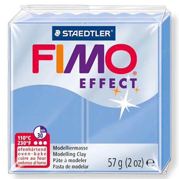 Полимерная глина Fimo Effect 8020-386 голубой агат (agate blue) 57 г, цена за 1 шт.