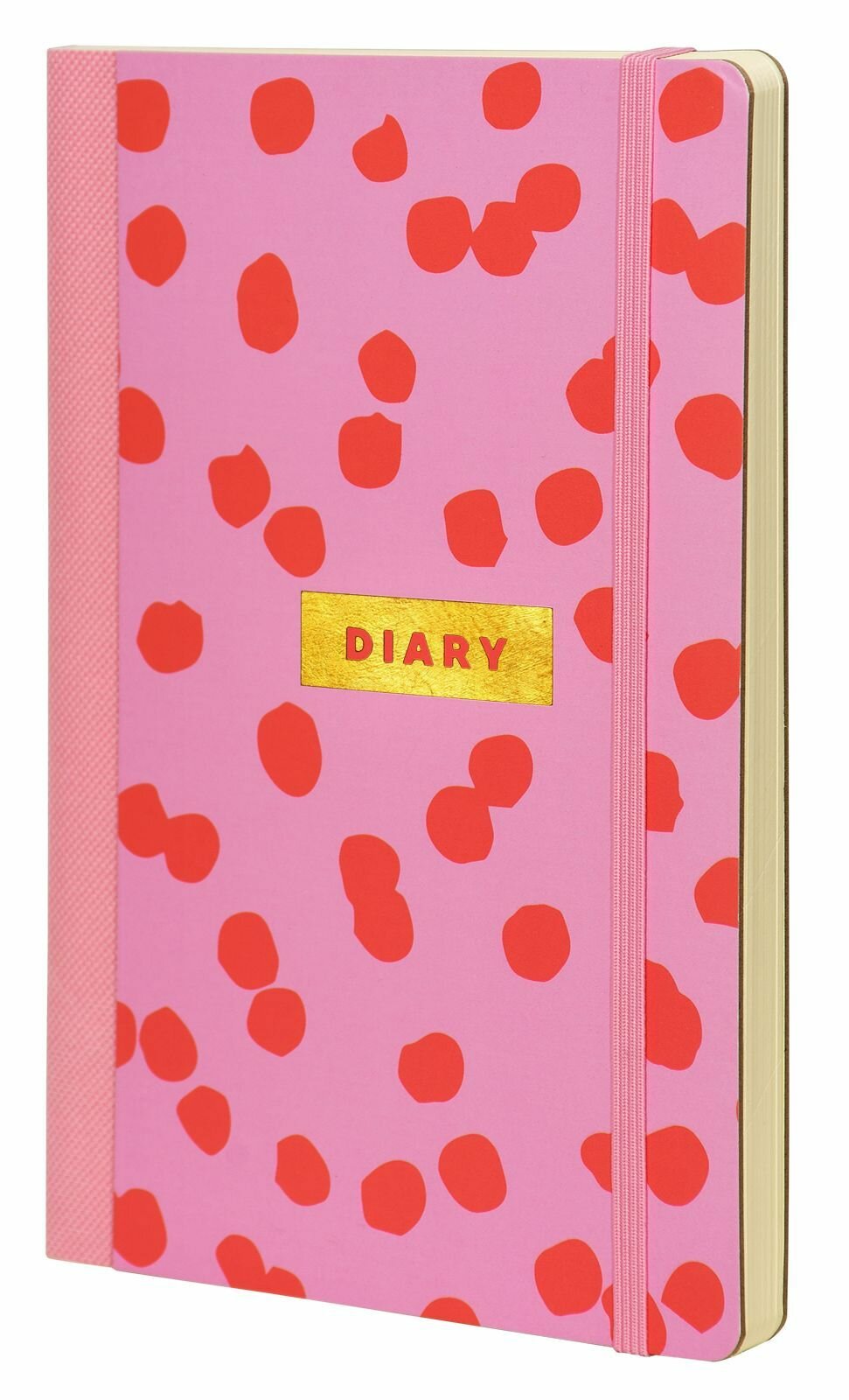 Ежедневник LOREX "Joy", А5, недатированный, 96 листов, линия, твердая обложка, розовый, резинка (LXDRA5-JY)