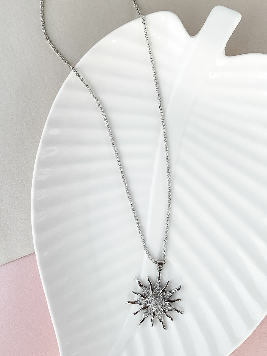 Колье, циркон