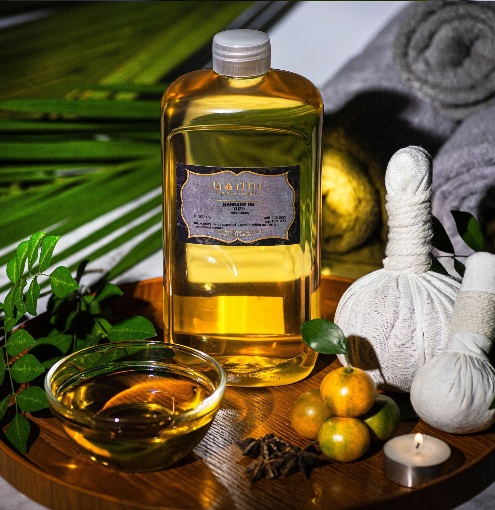 Масло массажное Bodhi Танжерин 1000 мл