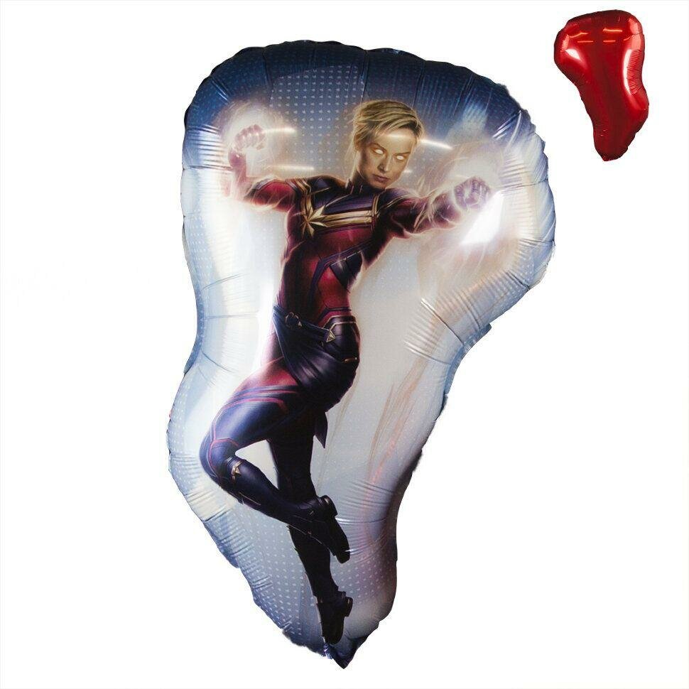 Шар (29'/74 см) Фигура, Герои Марвел, Капитан, 1 шт.