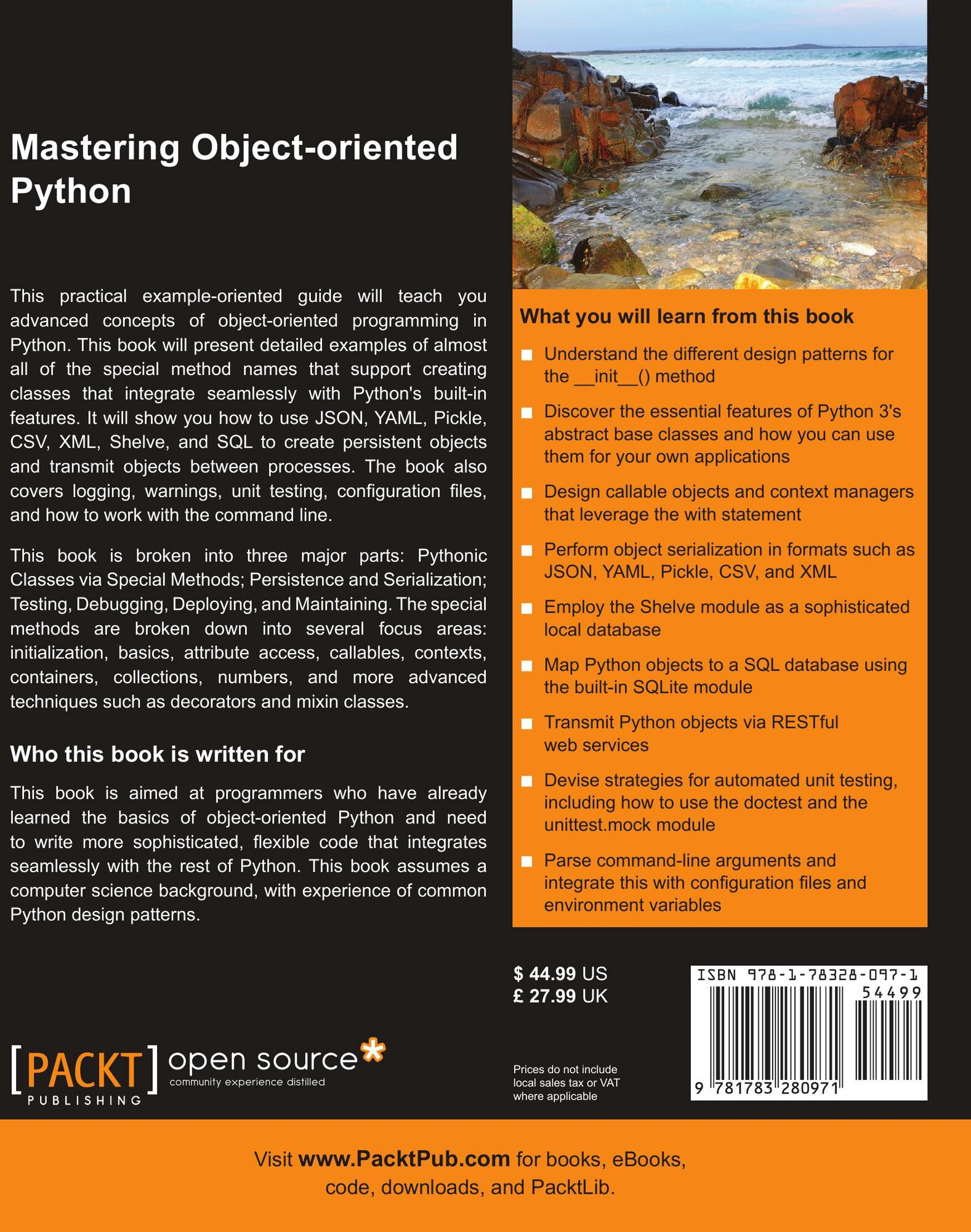 Mastering Object Oriented Python — фото 1