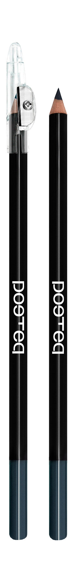 POETEQ Карандаш для глаз Eyeliner with sharpener с точилкой,2 г, 37 бархатная ночь