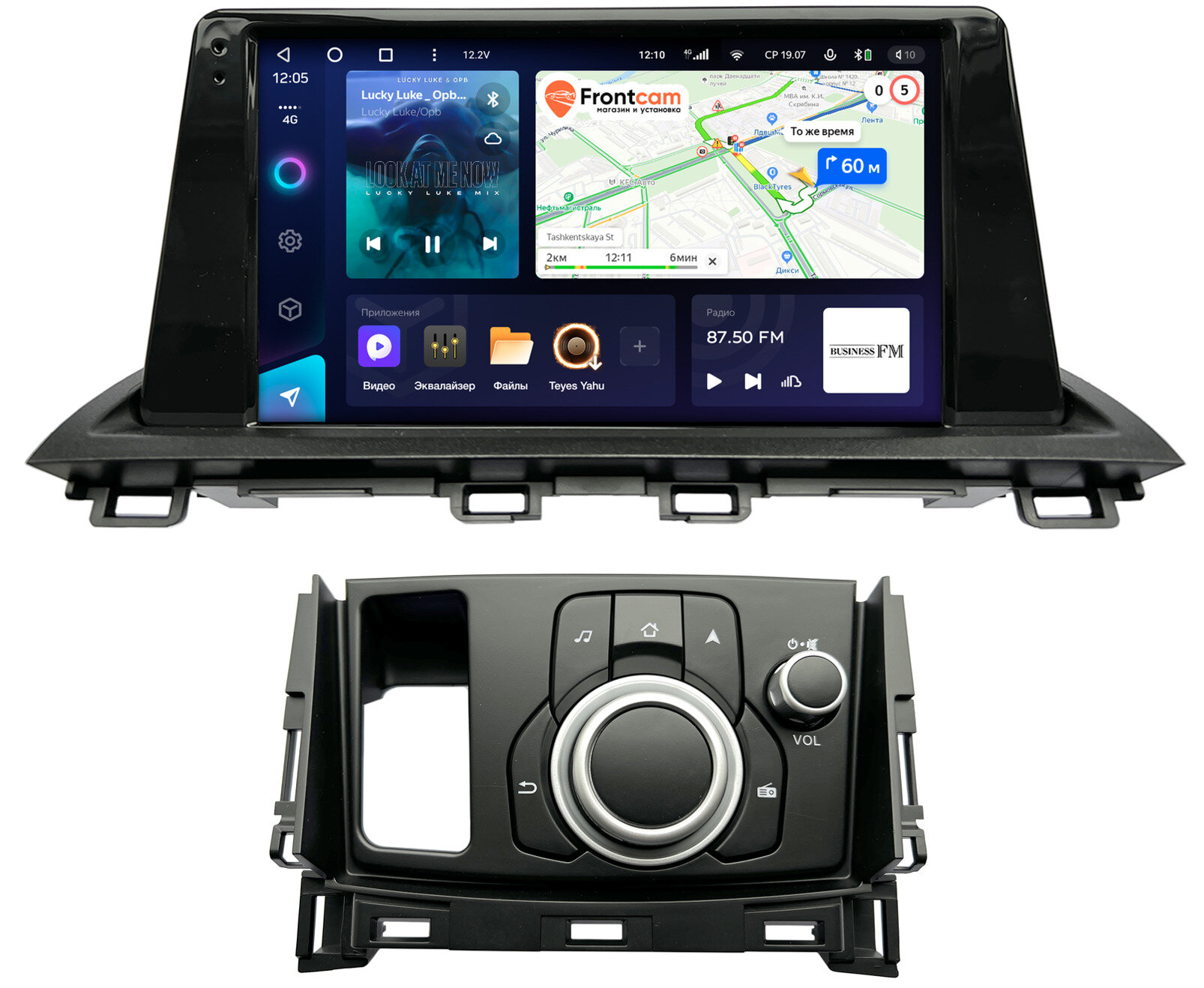 Штатное головное устройство Mazda CX-4 2016-2024 Teyes CC3L 4/32 9 дюймов RM-9-2781 на Android 10 (4G-SIM, DSP, IPS)