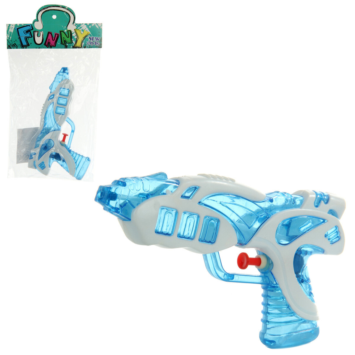 Водный пистолет бластер автоматический, 18 см, Veld Co / Водяная пушка / Детское оружие с водой