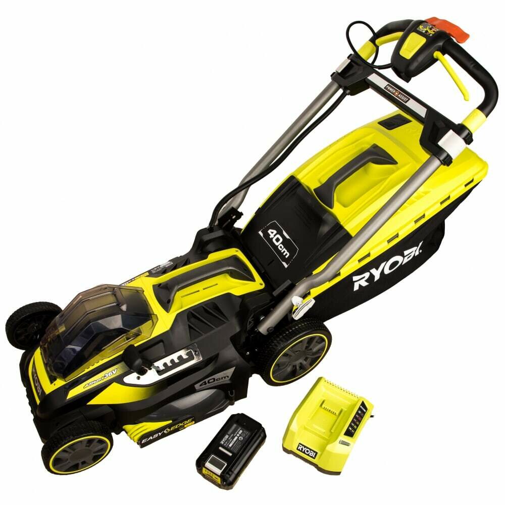 Аккумуляторная газонокосилка ryobi max power rlm36x41h50p 5133002809