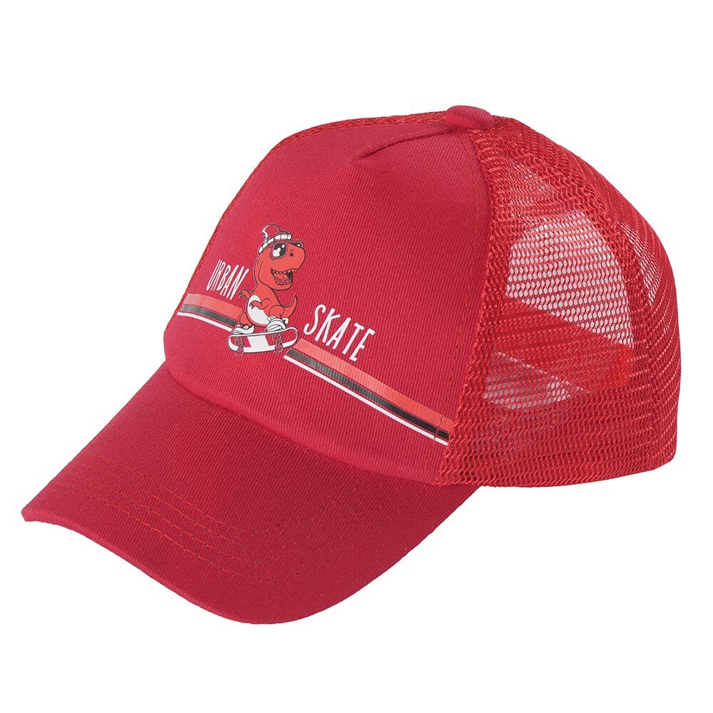 Бейсболка Бейсболка подростковая 5-клинка Dino с сеточкой для мальчиков