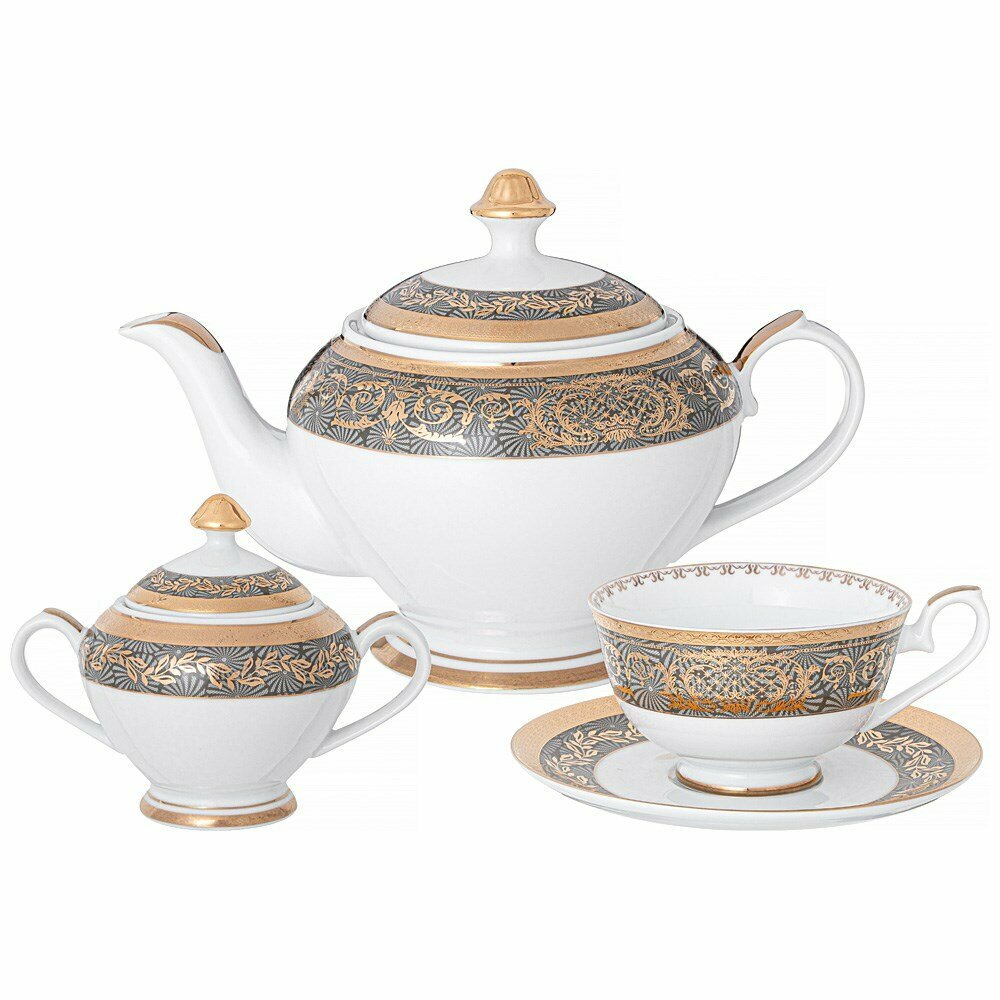 Чайный сервиз lefard "Праздничный" hа 6 пер. 14 пр.