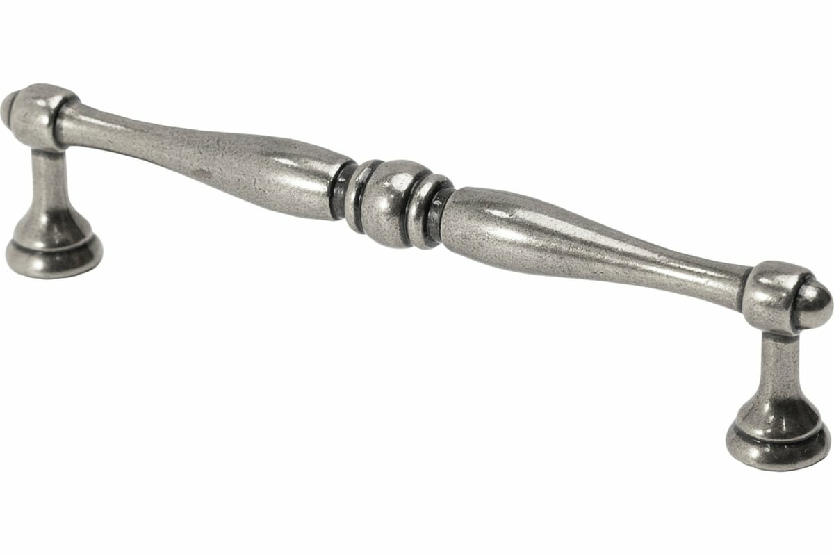 AKS EVA-128 ручка мебельная античное серебро AK 89403 для шкафов и мебельной коллекции