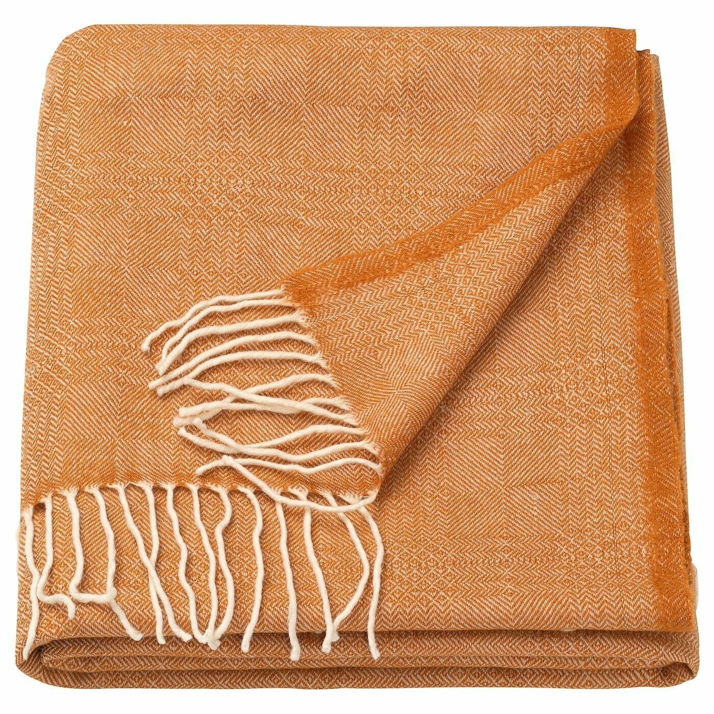 INGELOV Плед икеа, бежевый/коричневый 140x180 см (70495489)