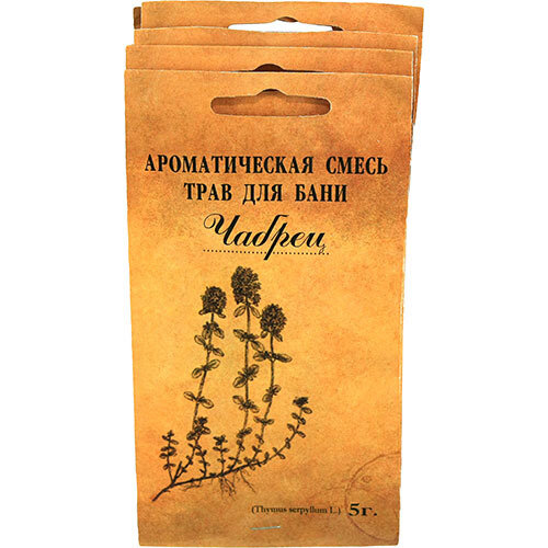 Запарка для бани и сауны "Чабрец", 5 фильтр-пакетиков по 5 г