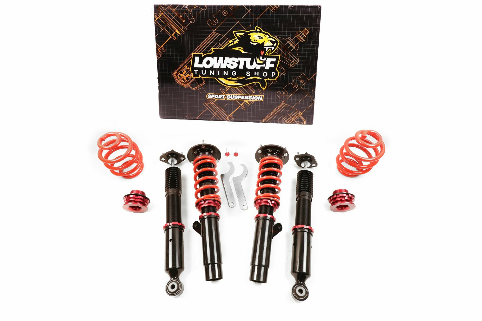 BMW E46 купе, седан, touring, compact Винтовая подвеска LOWSTUFF DS фултап койловеры с регулировкой высоты и жесткости DSСBME46