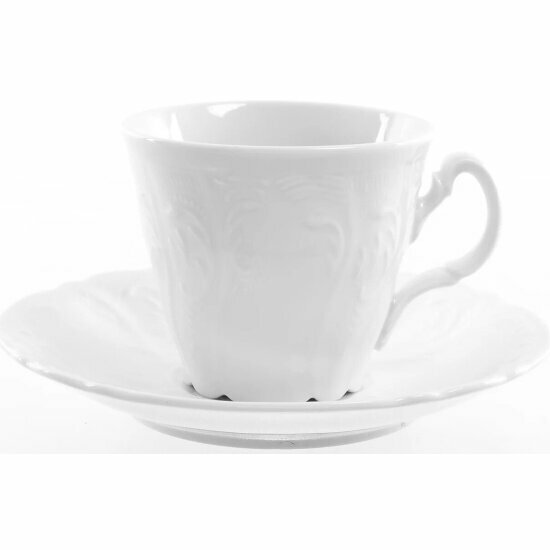 Чашка Bernadotte 180 мл. с блюдцем 160 мм высокая коническая (набор 6 шт.)