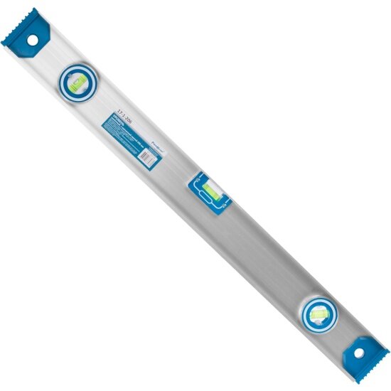 Уровень алюминиевый Ремоколор скелетный, 3 ампулы, магнит, 60 см /шт,/ 17-1-206