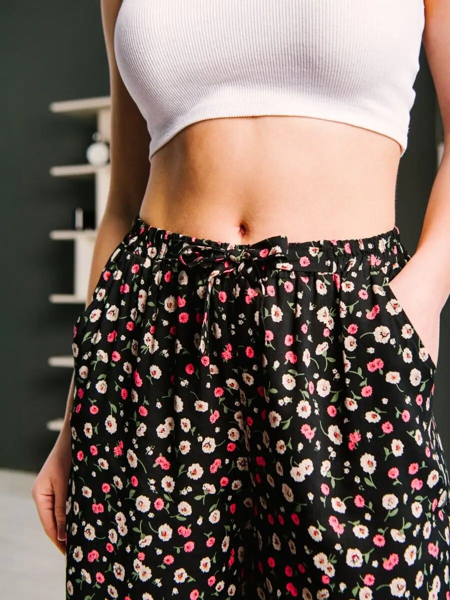 Брюки палаццо