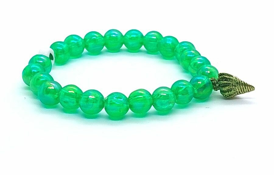 Браслет, металл, стекло, пластик