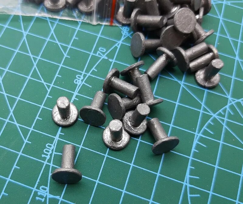 Гвоздь со свинцовым уплотнением для газового счетчика 10x12mm