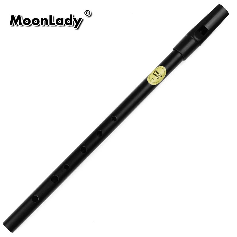 Металлическая флейта MoonLady 6 отверстий серебристого цвета Black