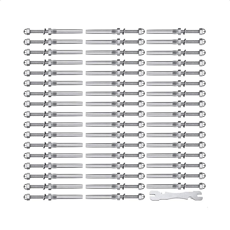 Комплект креплений для кабельных перил NERISXB 3/16" 20PCS