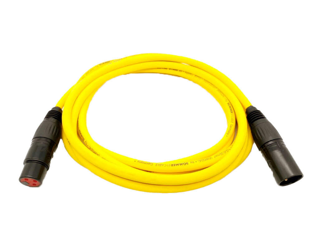Кабель микрофонный ZZcable E1-XLR-M-F-0100-4, 1м (прямой-прямой)