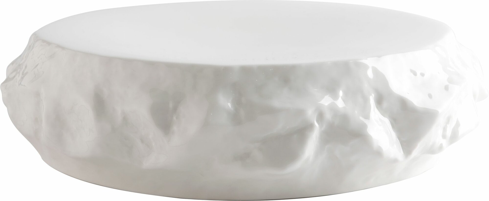 Блюдо сервировочное фарфоровое для подачи HOME CHEF ERA, 25 см, белое