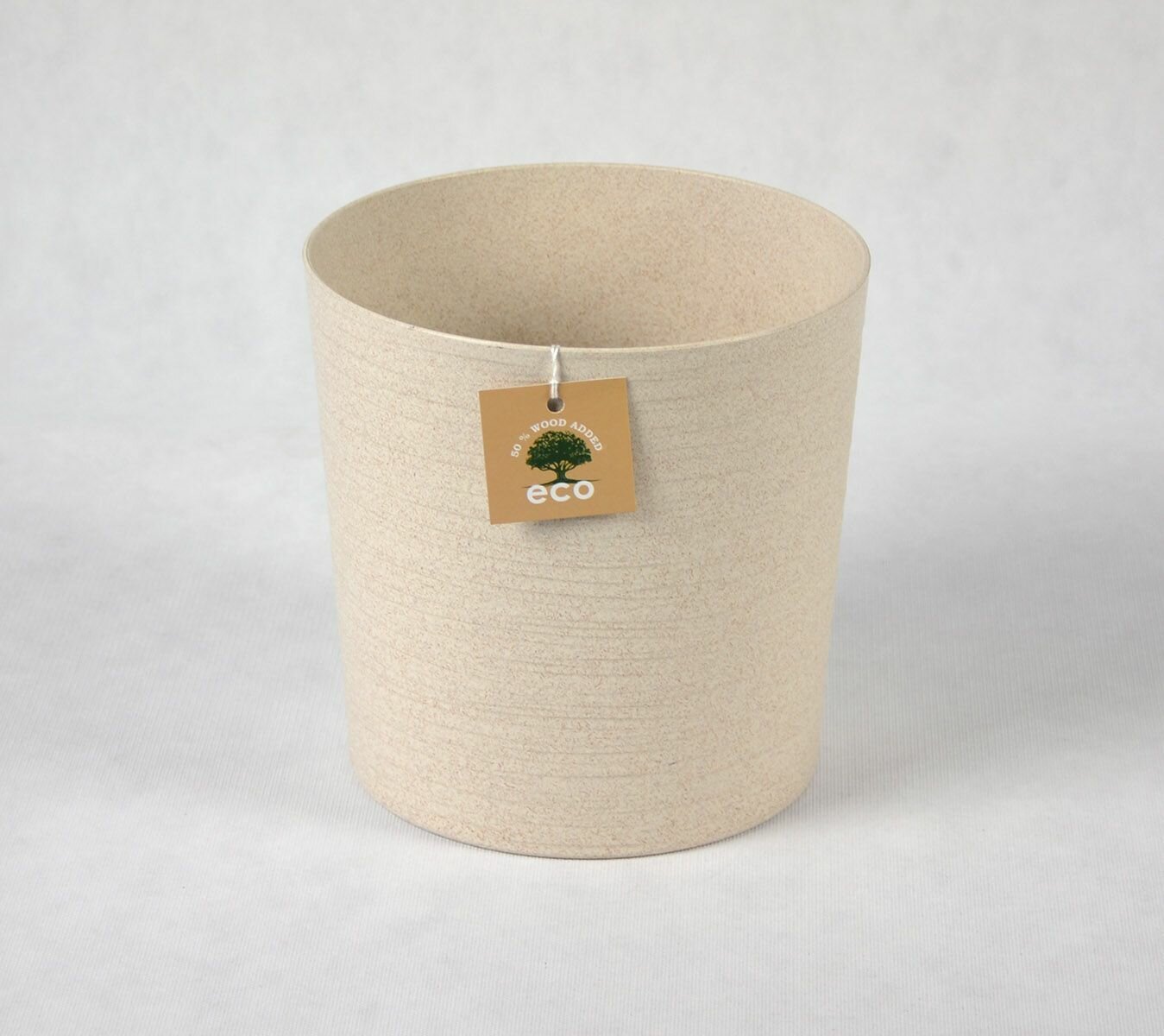 Кашпо Цилиндр Эко 5.2л, слоновая кость