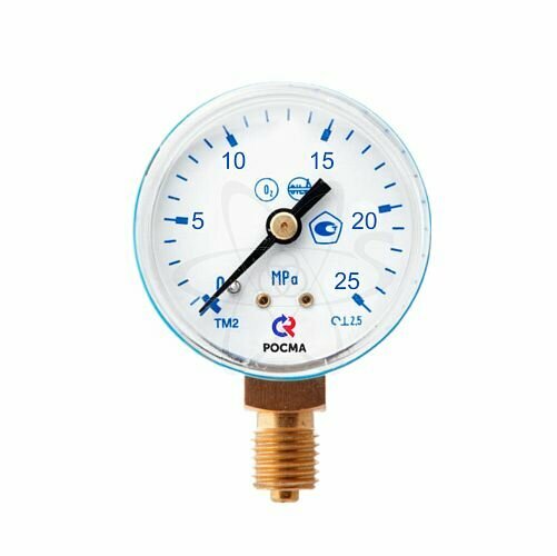 Манометр ТМ-210Р.00(0.25 МPa) (кислород) М12х1.5 кл2.5 - росма