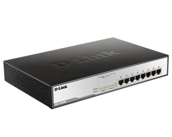 Коммутатор D-Link DGS-1008MP/B1A — фото 1
