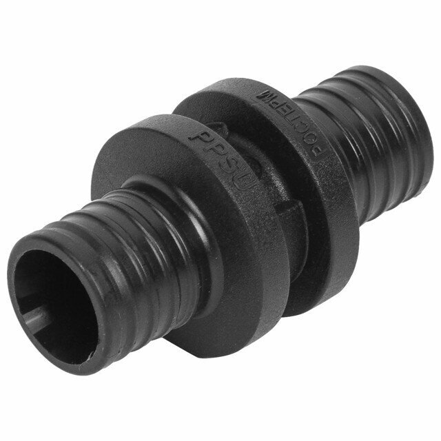 Ростерм аксиальный соединитель PPSU 20x20мм для трубопроводов и медицинских систем