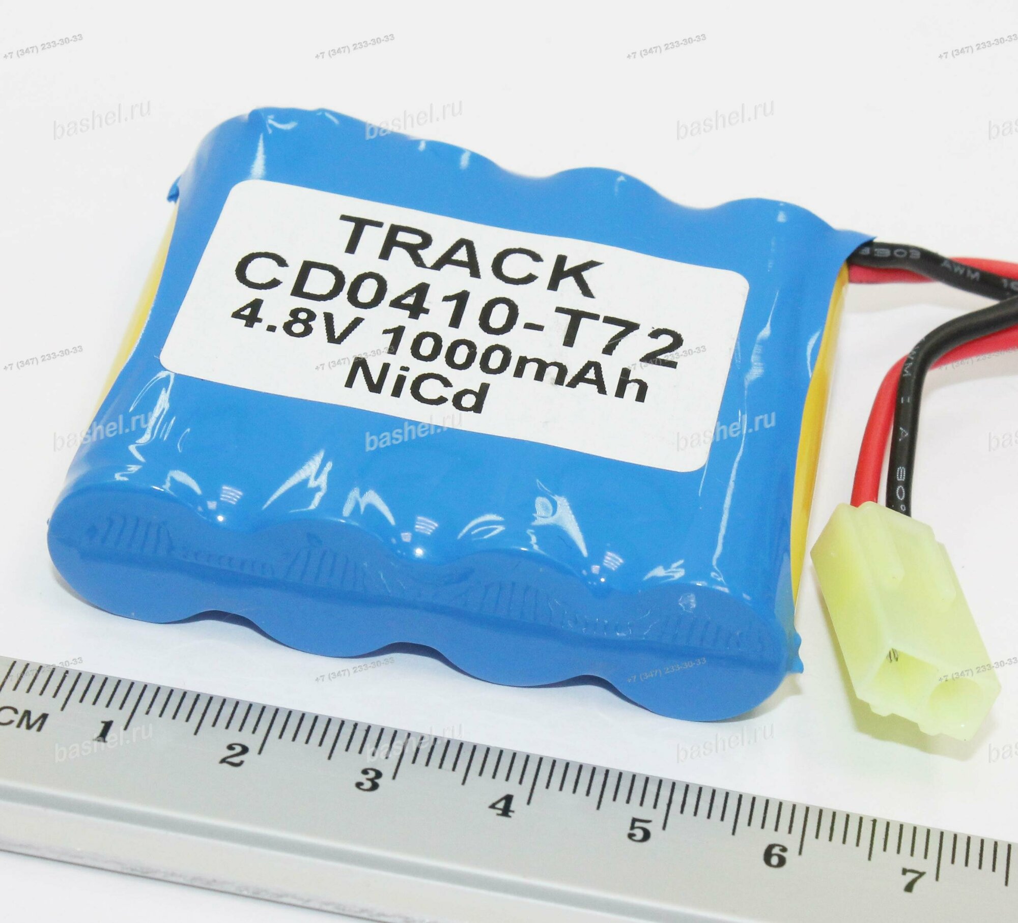 Аккумулятор TRACK CD0410-T72 (разъем Tamiya Mini, 4*AA) 4,8 V, 1000 mAh, NICD (для детских игрушек)