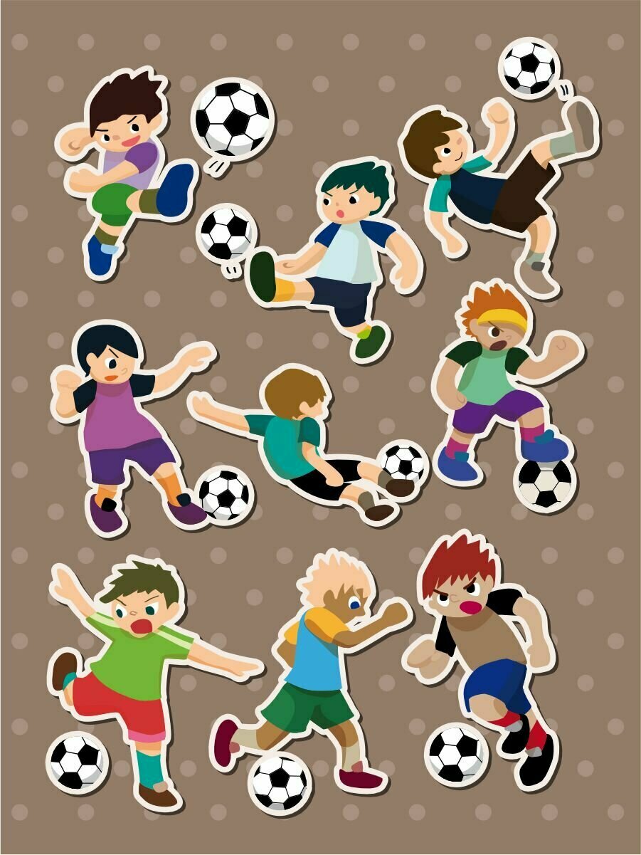 Наклейки стикеры Футбол