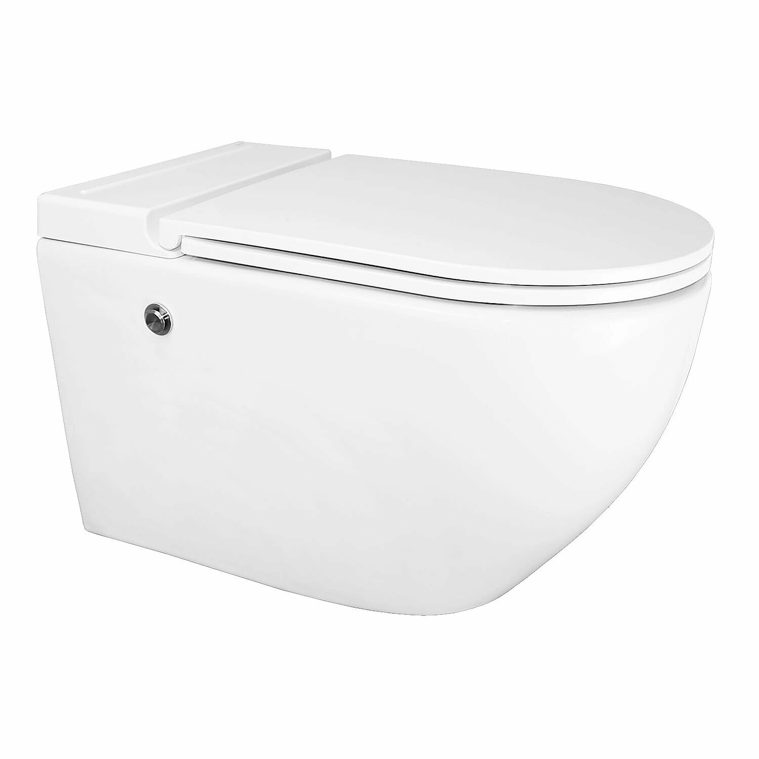 Импульсный унитаз подвесной (круглый) Размер:570*360*375 мм AZ-102C