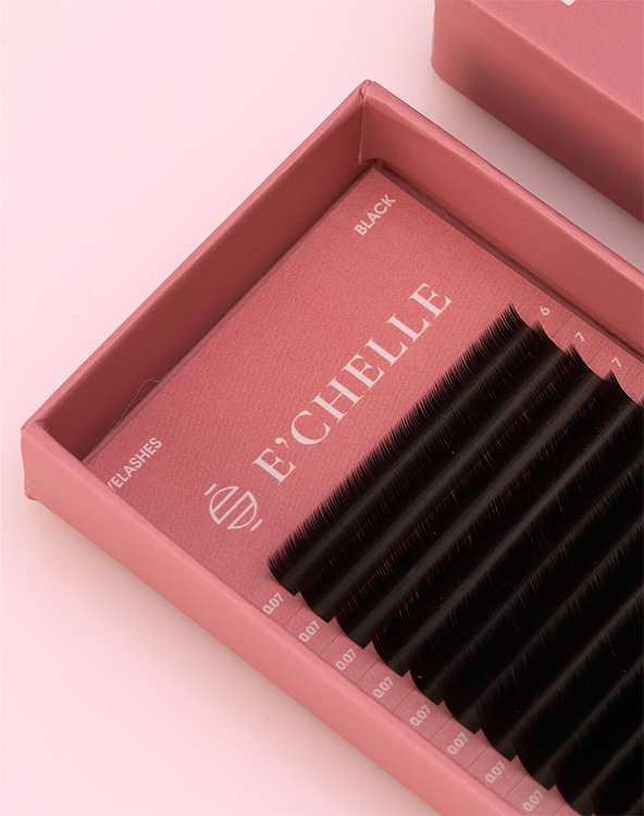 Ресницы E'CHELLE EXTRA QUALITY MIX M 0.07 6-13mm